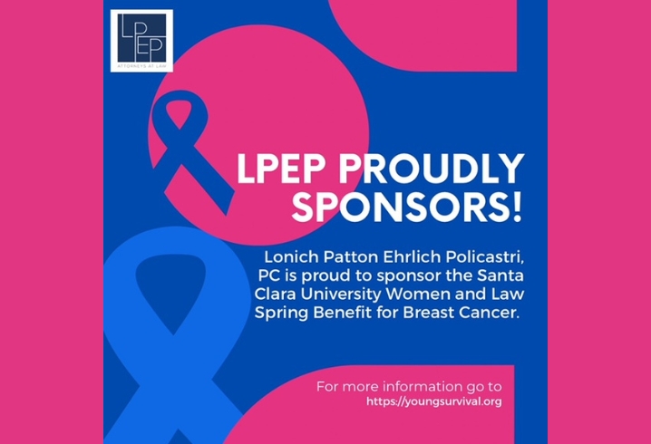 LPEP Sponsors 2023 SCU Women & Law Spring Benefit